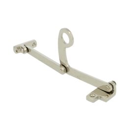 Flush Quadilent Stay nickel | Webshop Retro door hardware