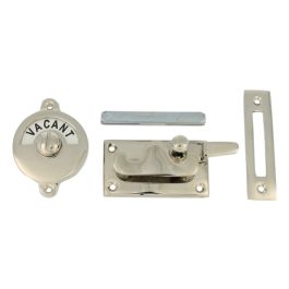 Vacant-Engaged door lock nickel 70x39mm | Webshop
