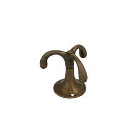 Triple ceiling hook antique brass rotating | Webshop