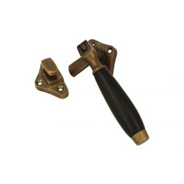 Window fastener antique brass bakelite Left (1936)