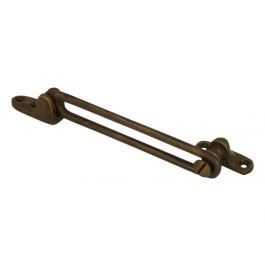 Top hung fanlight stay antique brass 120mm | Webshop