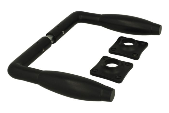 Door handles(1932) brass powder coated | Retro door hardware